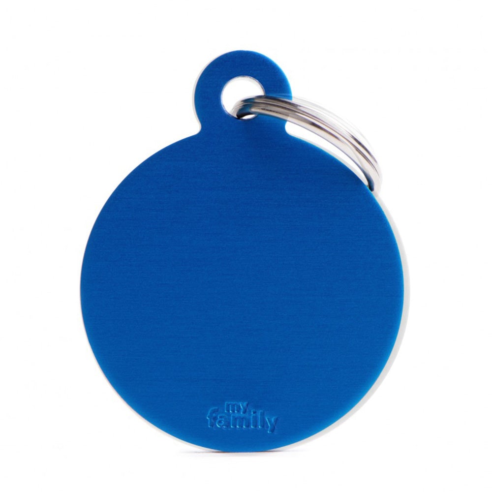 round-shaped name tag